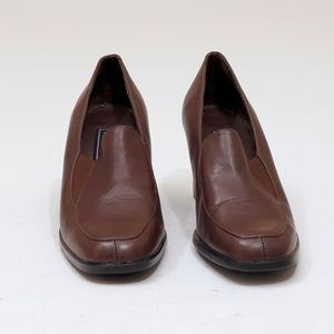 Laura Scott | Shoes | Laura Scott Slip On Block Heels Pumps | Poshmark